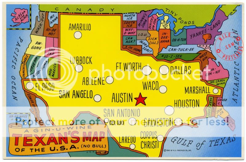Texans map of the U.S. - AR15.COM