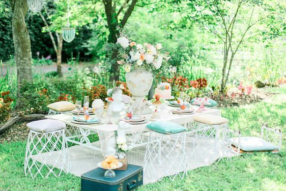 A Colorful Garden Bridal Brunch | The Perfect Palette