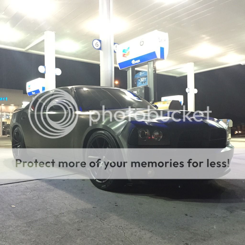 Brushed black wrap + halos | Dodge Charger Forum